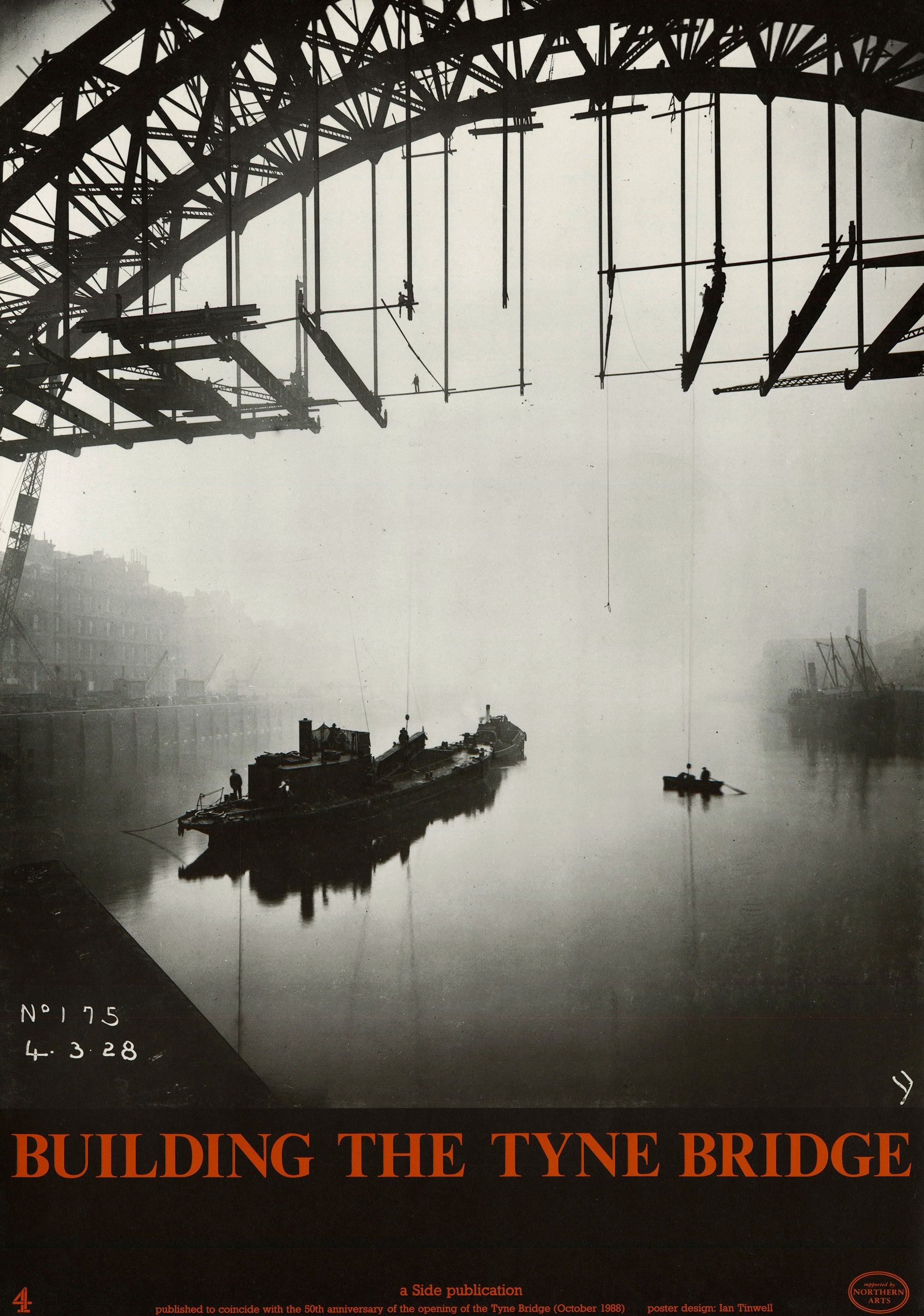 Building the Tyne Bridge Exhibition Poster – Side