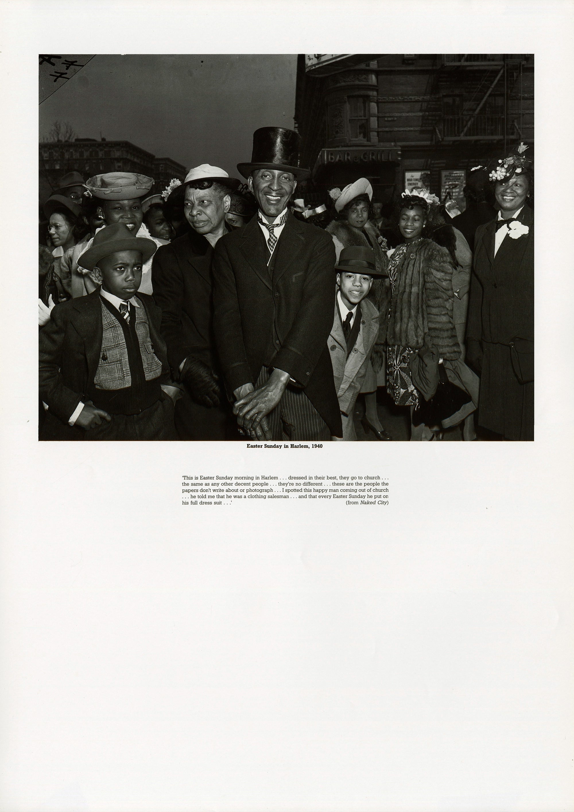 Easter Sunday in Harlem Poster – Side