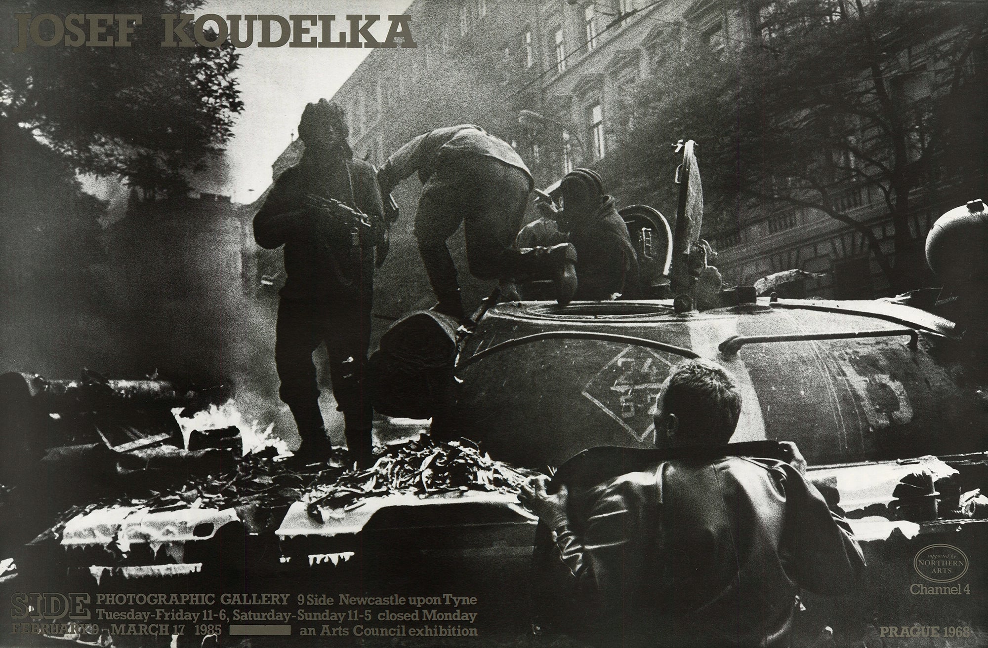 Prague 1968 Exhibition Poster – Side