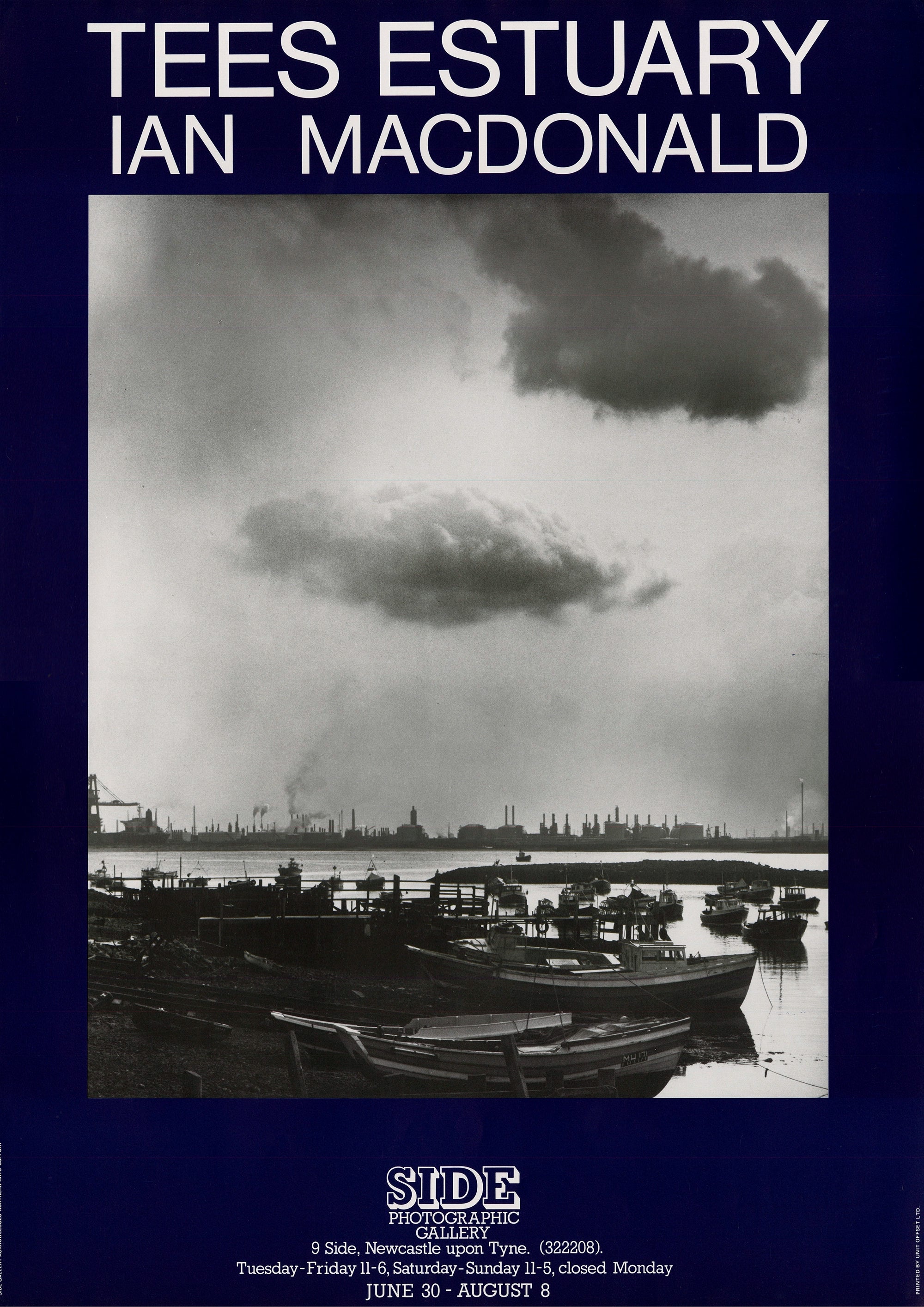 Tees Estuary Exhibition Poster – Side