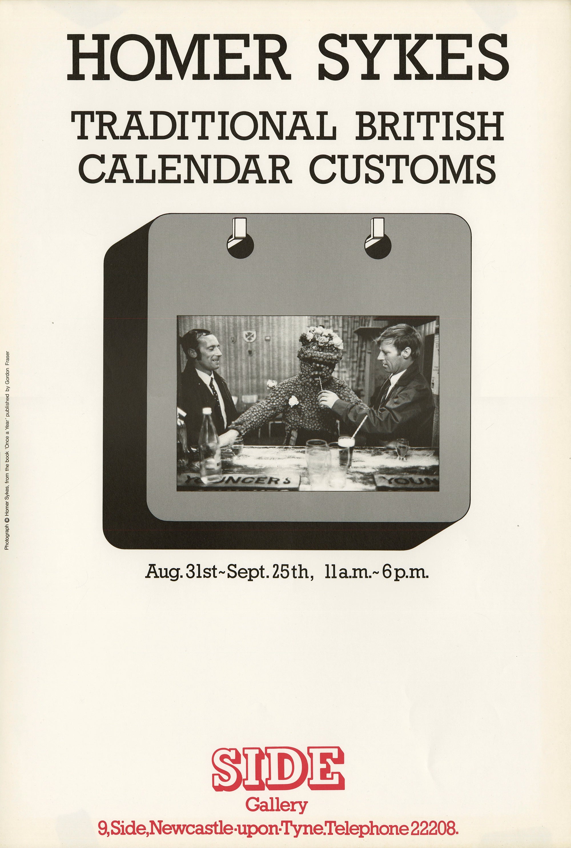 Traditional British Calendar Customs Exhibition Poster – Side